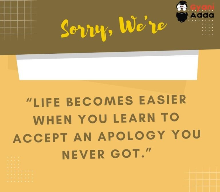 50+ Sorry Quotes To Express Your Apologies Sorry Message