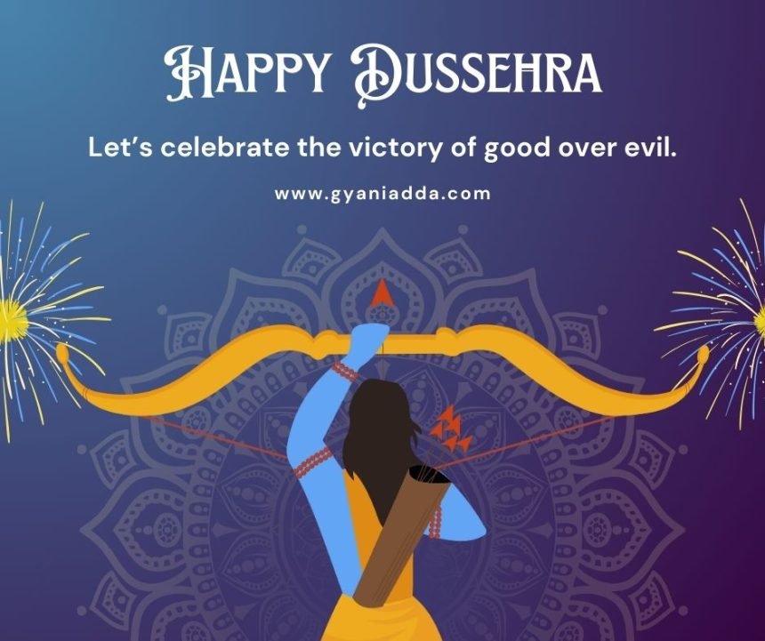 50+ Happy Dussehra Wishes In Hindi: Status, Rangoli & Poster